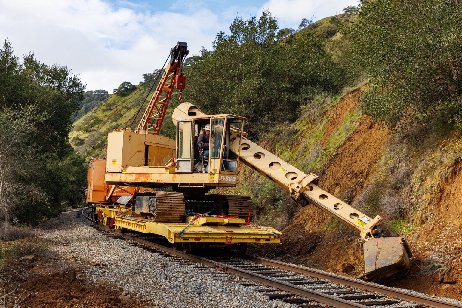 Repairing from the rains... | Niles Canyon Railway